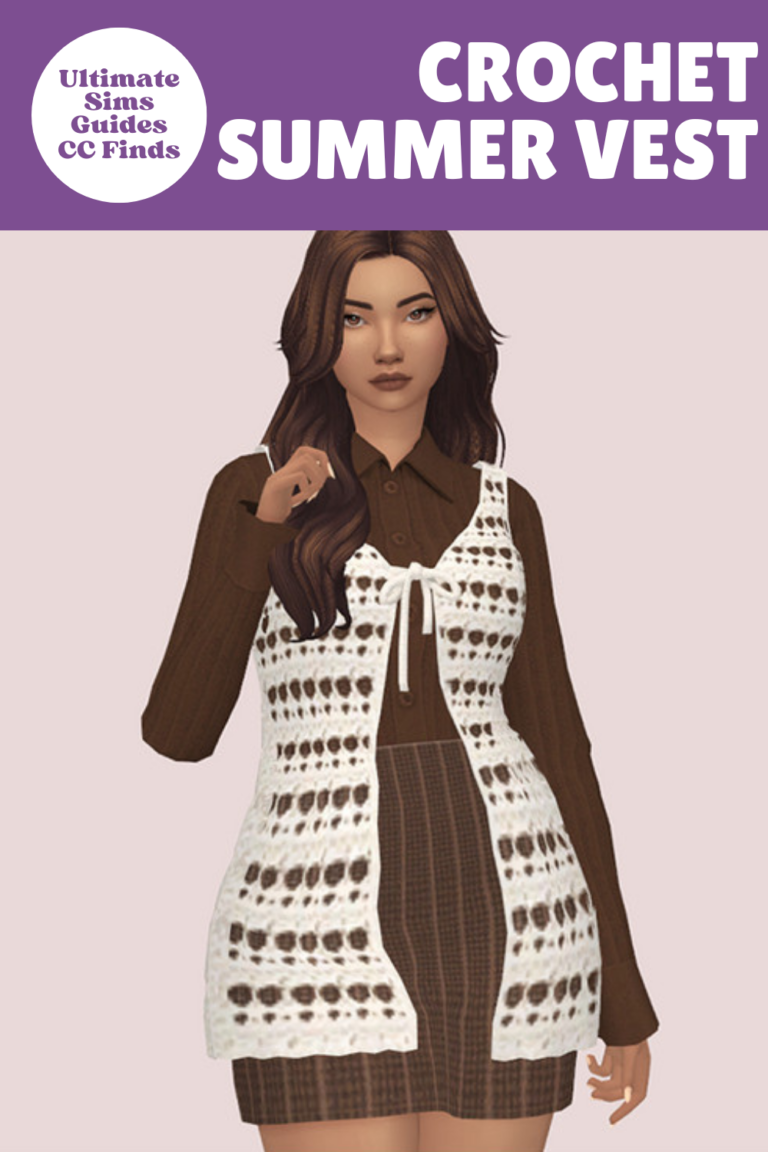 The Best Knit & Crochet Sims 4 CC Finds - Ultimate Sims Guides
