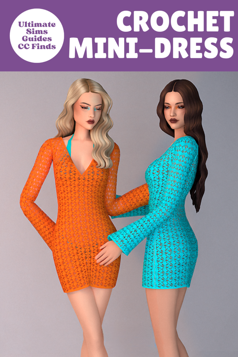 The Best Knit & Crochet Sims 4 CC Finds – Ultimate Sims Guides
