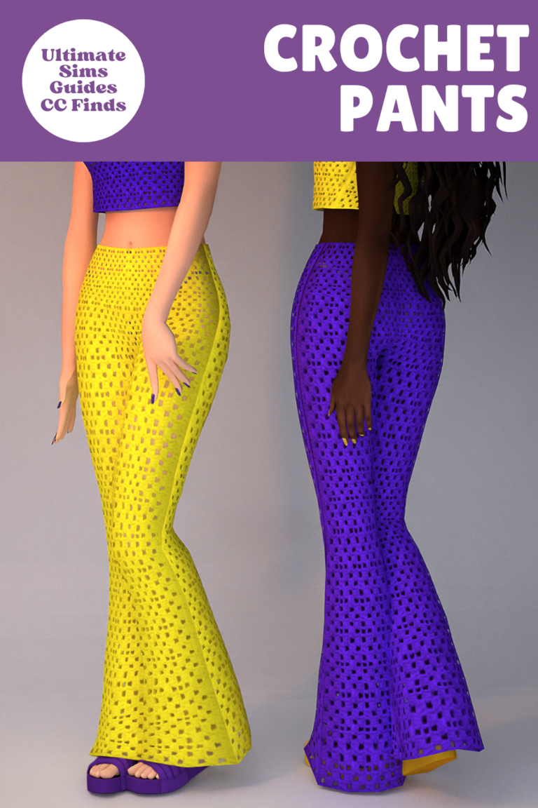 The Best Knit & Crochet Sims 4 CC Finds - Ultimate Sims Guides