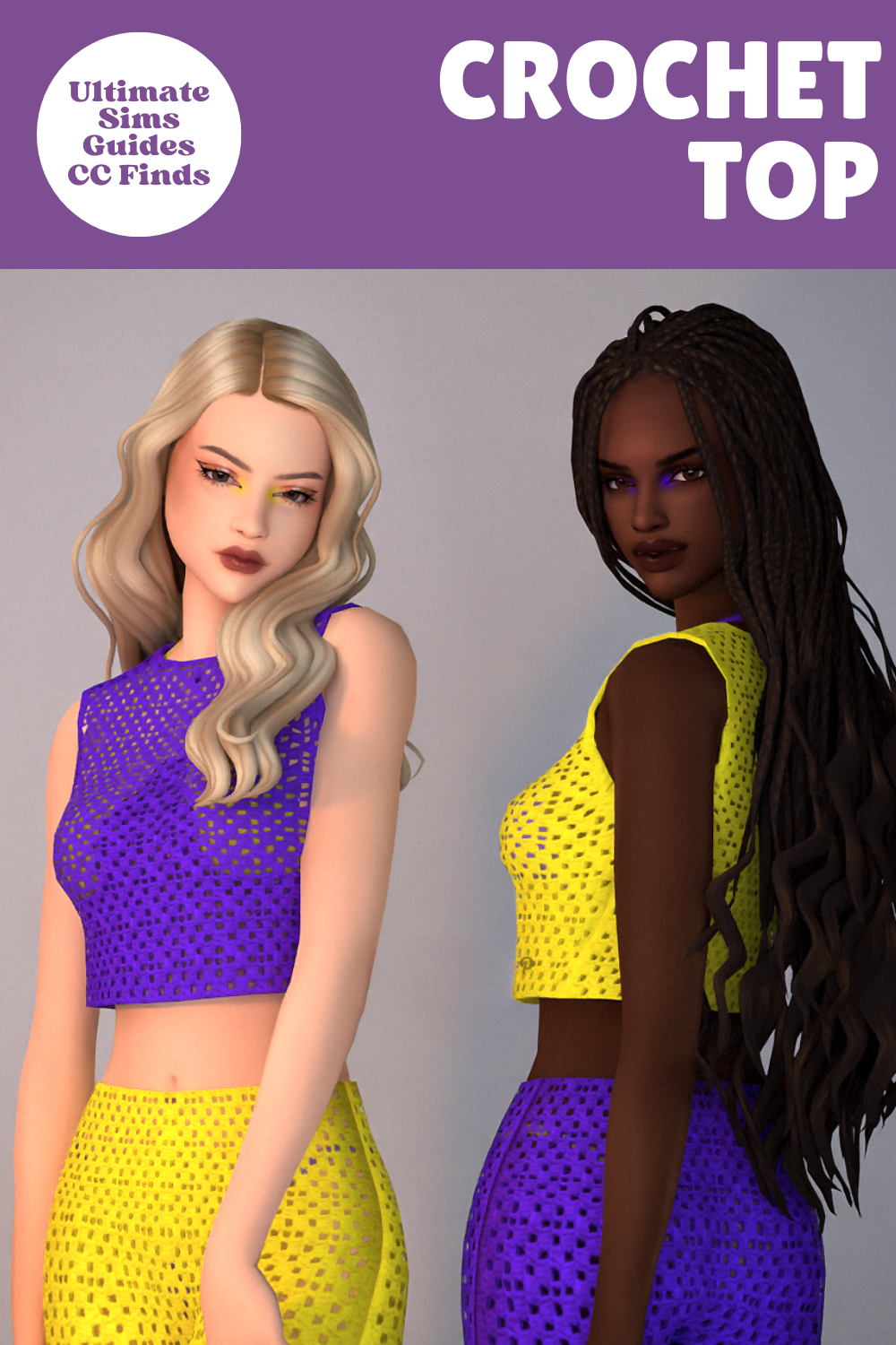 The Best Knit & Crochet Sims 4 CC Finds - Ultimate Sims Guides