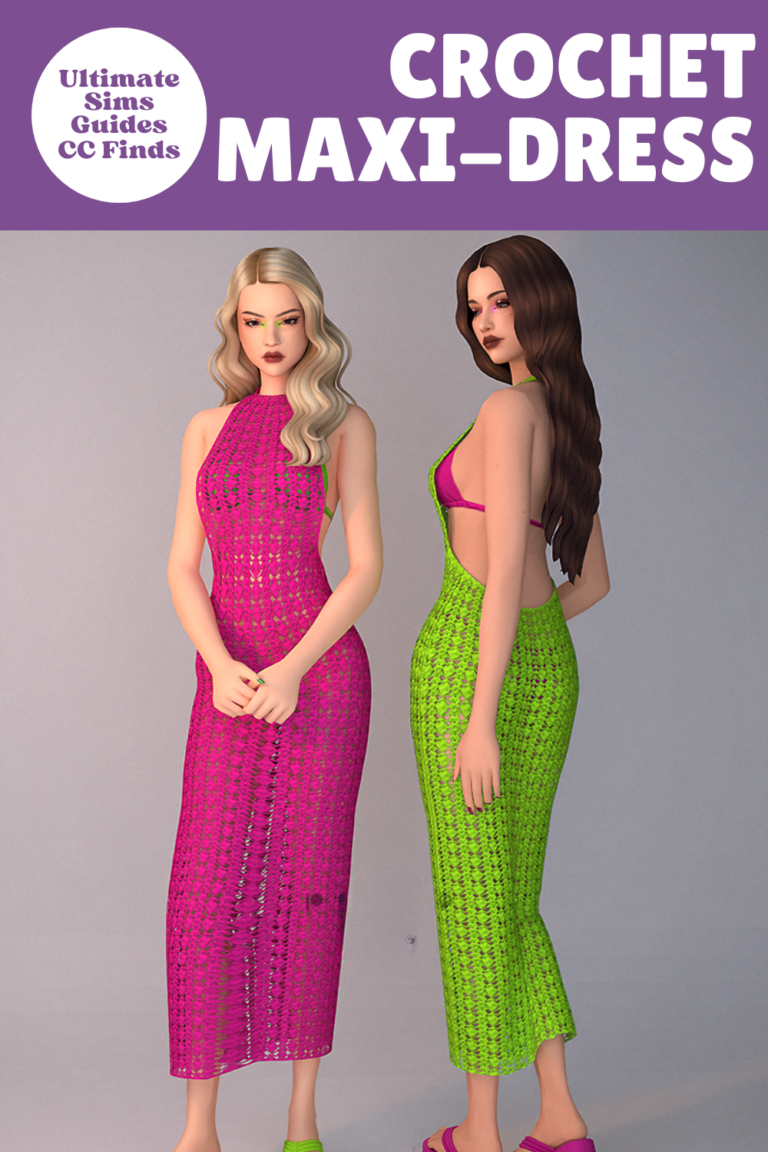 The Best Knit & Crochet Sims 4 CC Finds - Ultimate Sims Guides
