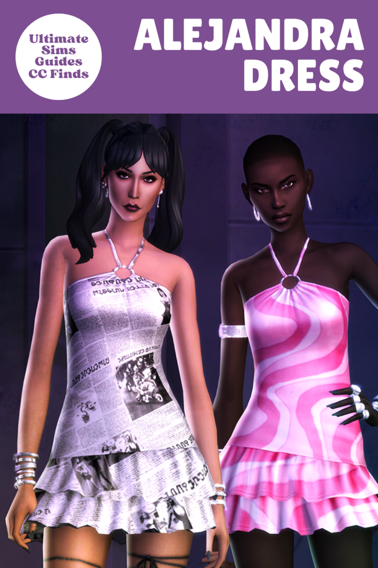 You Need These Beautiful Sims 4 CC Mini Dresses - Ultimate Sims Guides