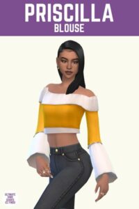 My Current Favourite Sims 4 CC Blouses - Ultimate Sims Guides
