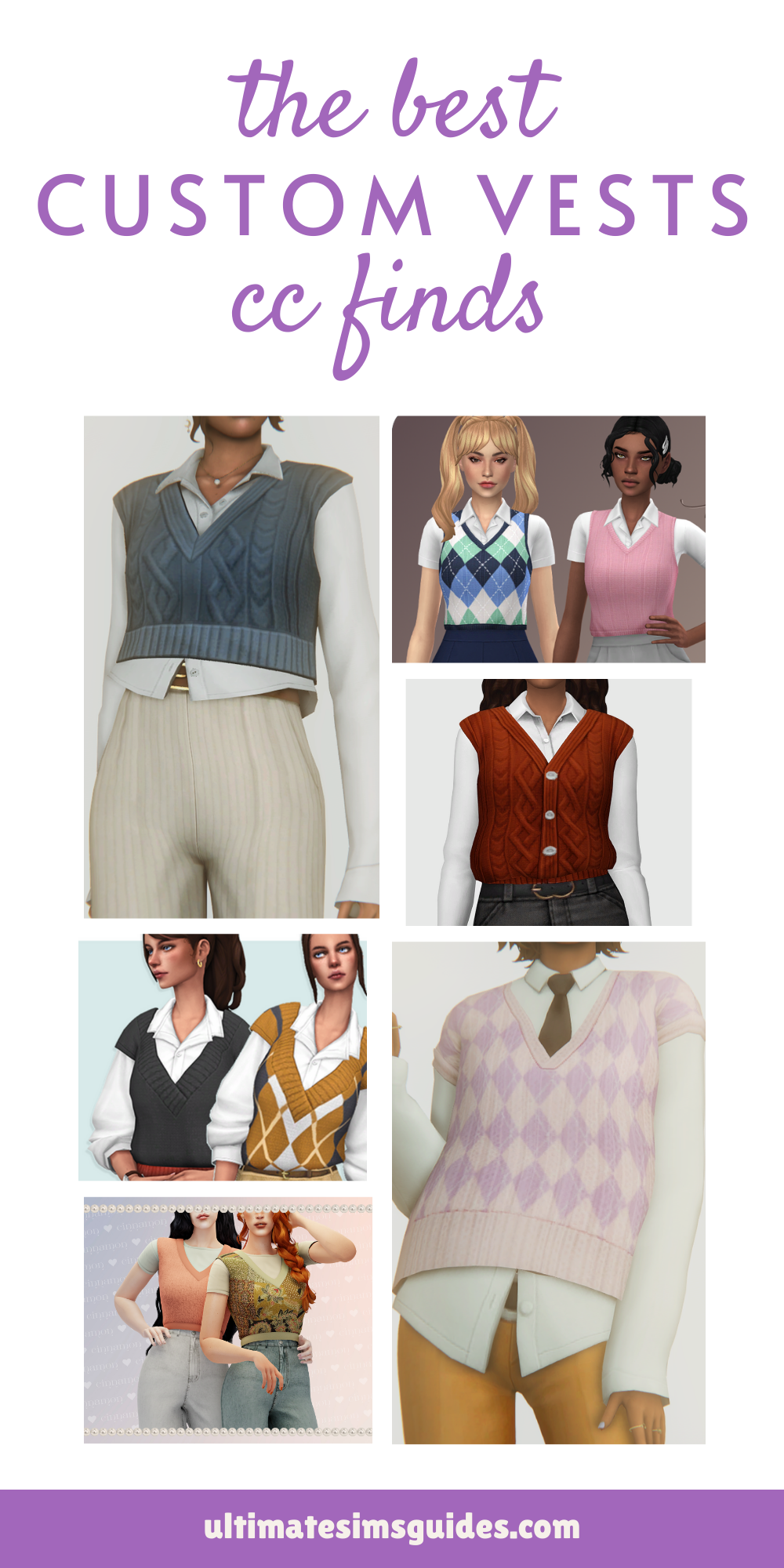 These Are The Cutest Sims 4 CC Vests Out There – Ultimate Sims Guides