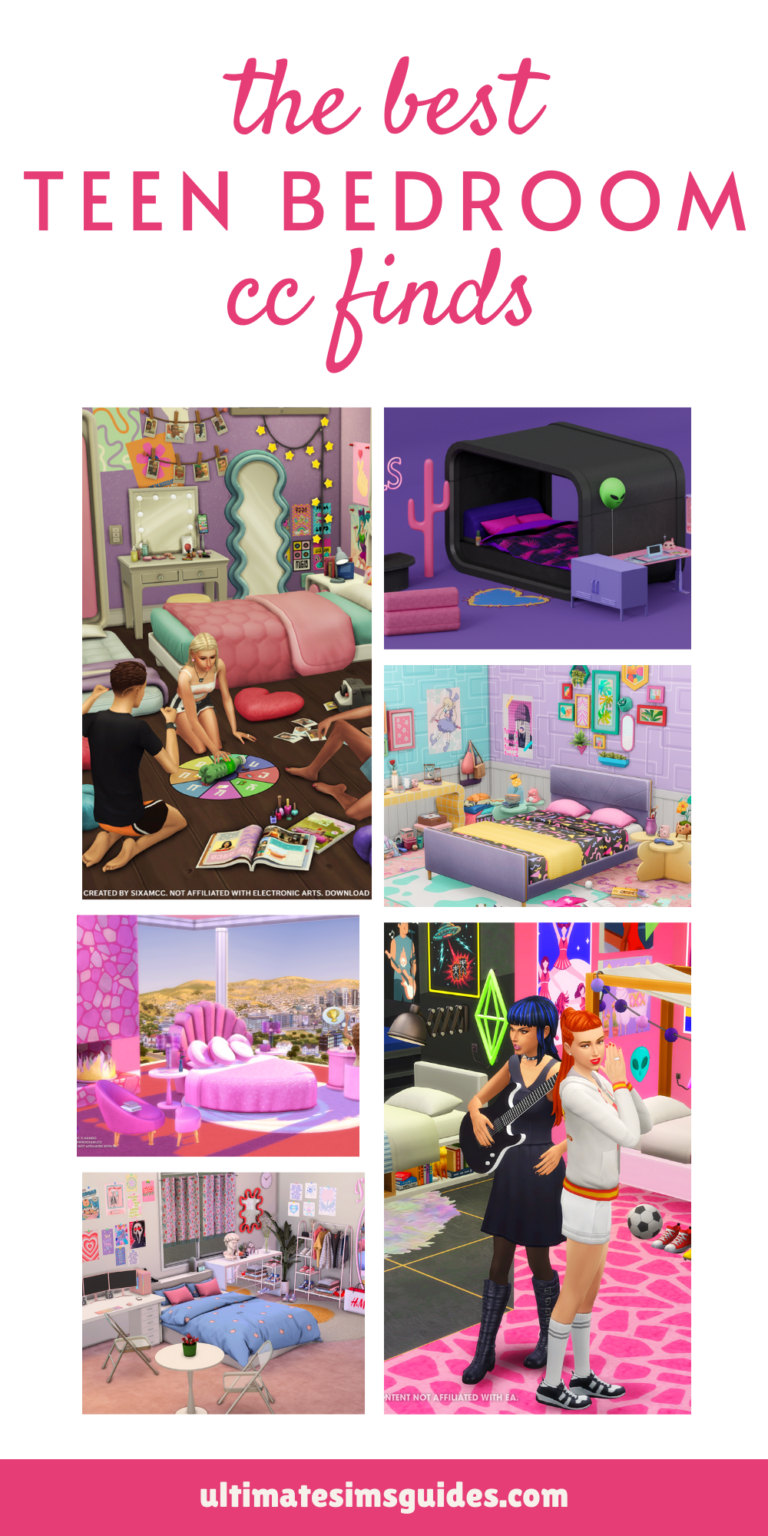The Best Sims 4 Teen Bedroom CC You Need To See – Ultimate Sims Guides