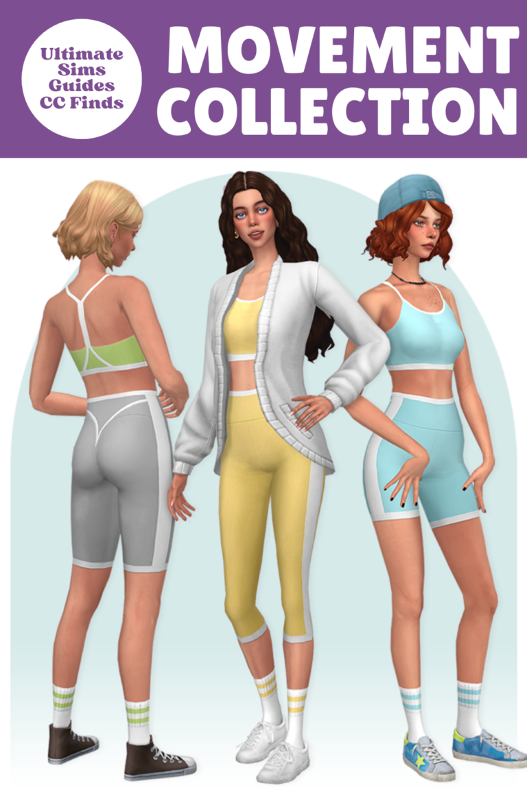 These Are The Cutest Sims 4 CC Athletic Clothes Out There - Ultimate ...