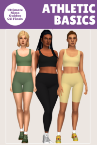 These Are The Cutest Sims 4 CC Athletic Clothes Out There - Ultimate ...