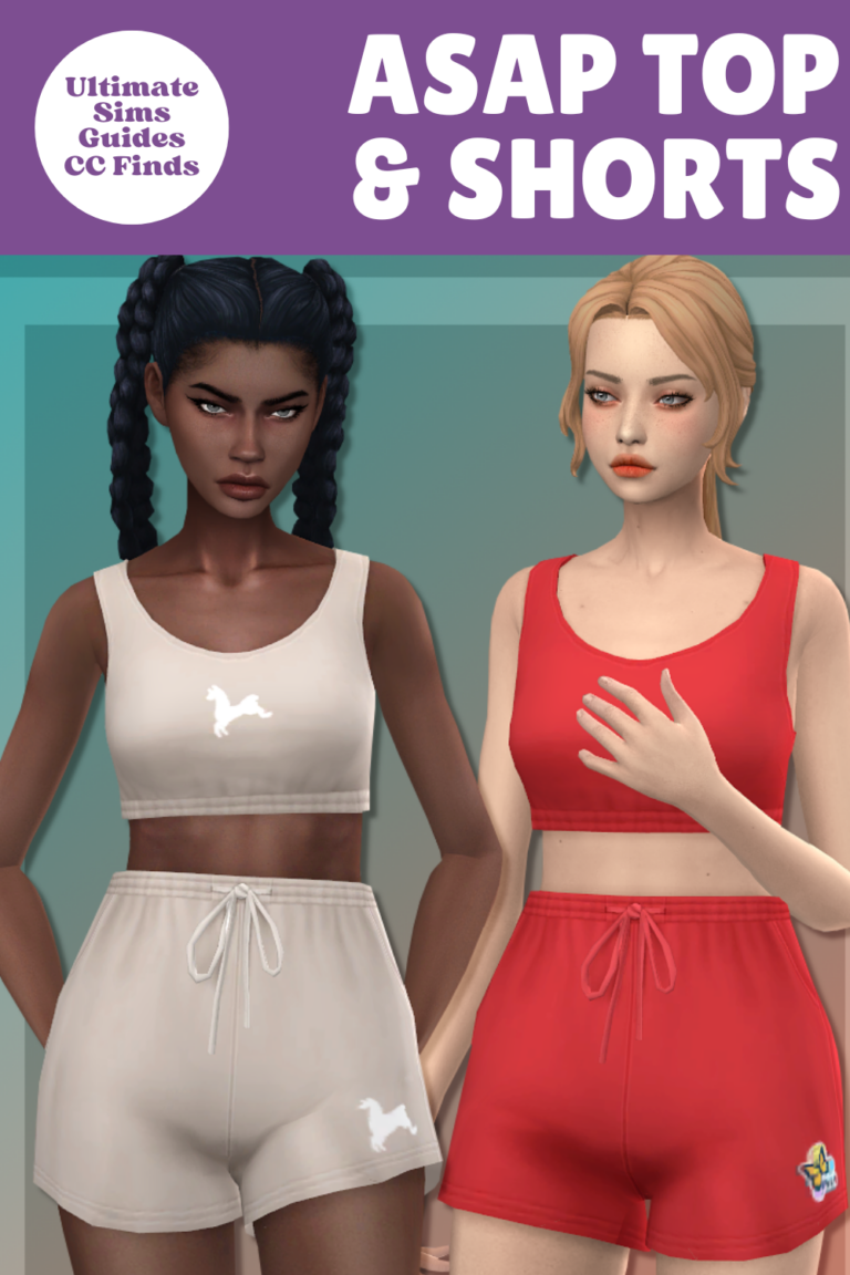 These Are The Cutest Sims 4 CC Athletic Clothes Out There - Ultimate ...