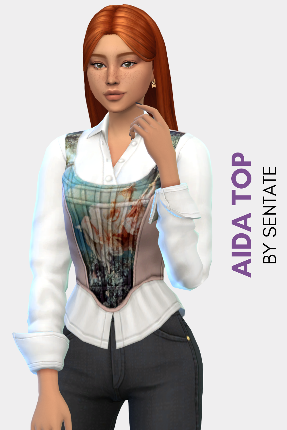 You Need These Gorgeous Sims 4 CC Layered Tops - Ultimate Sims Guides