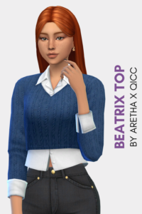 You Need These Gorgeous Sims 4 CC Layered Tops - Ultimate Sims Guides
