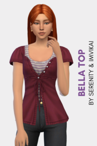 You Need These Gorgeous Sims 4 CC Layered Tops - Ultimate Sims Guides