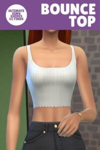 Check Out These Gorgeous Sims 4 CC Tank Tops - Ultimate Sims Guides