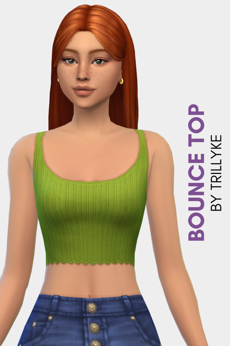 Check Out These Gorgeous Sims 4 CC Tank Tops - Ultimate Sims Guides