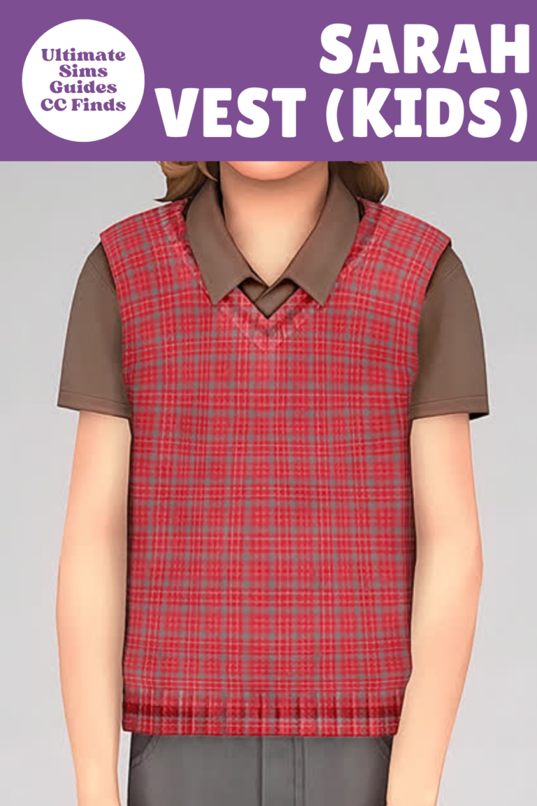 These Are The Cutest Sims 4 CC Vests Out There - Ultimate Sims Guides