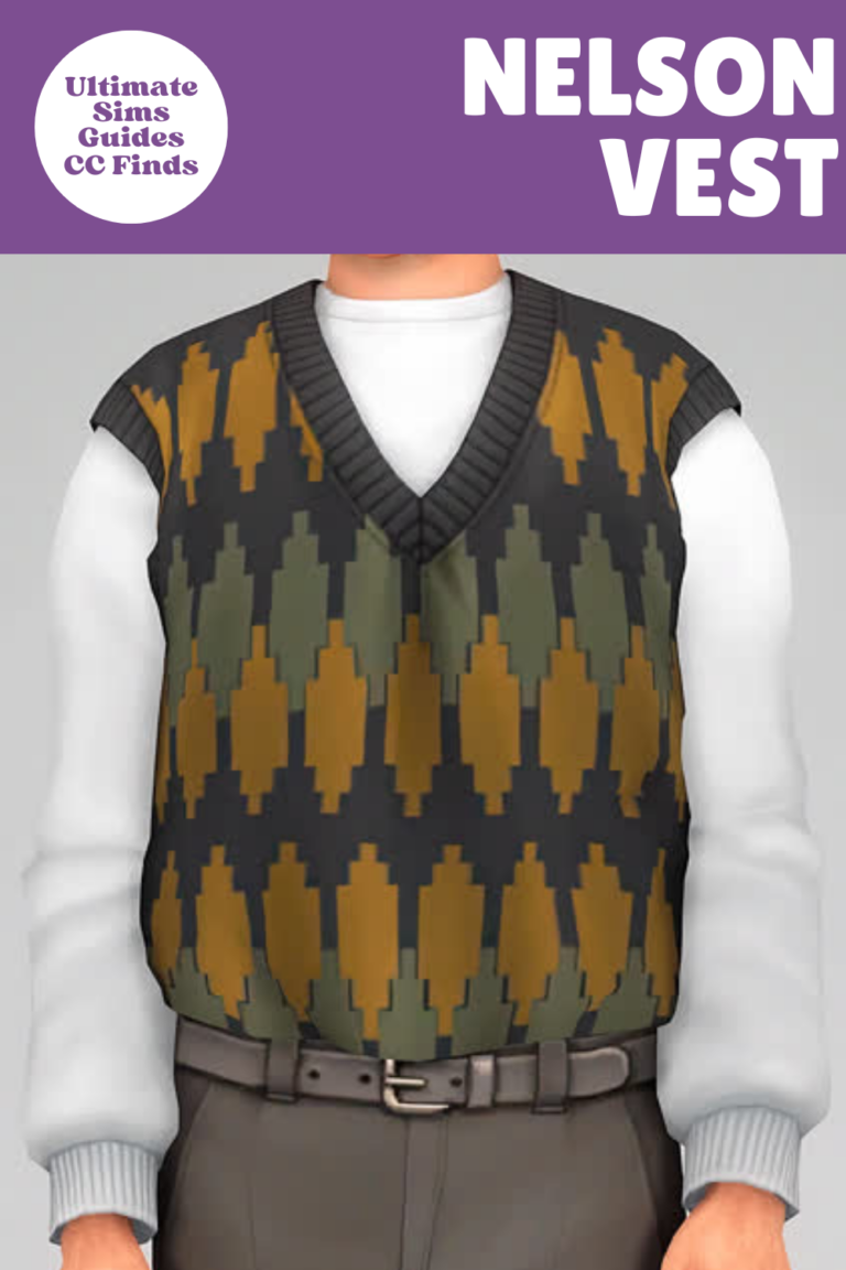 These Are The Cutest Sims 4 CC Vests Out There - Ultimate Sims Guides
