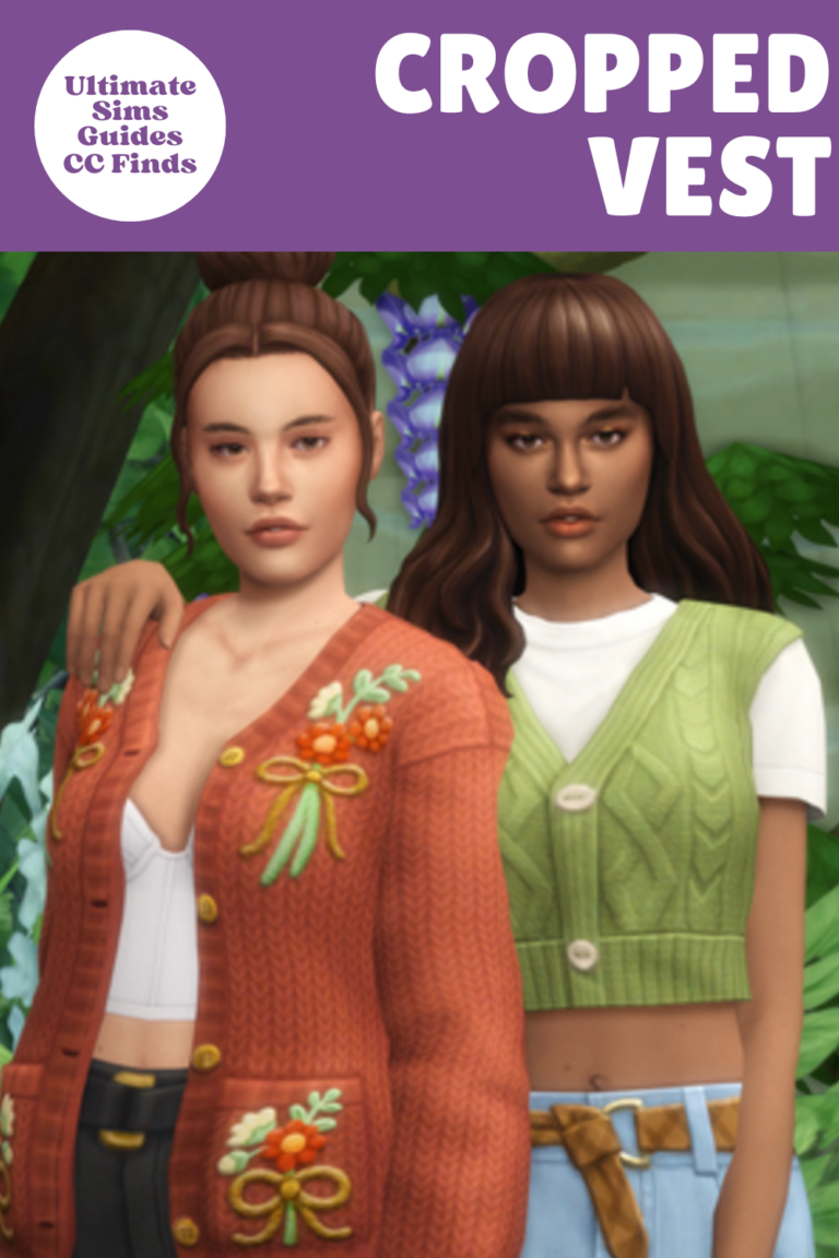 These Are The Cutest Sims 4 CC Vests Out There - Ultimate Sims Guides
