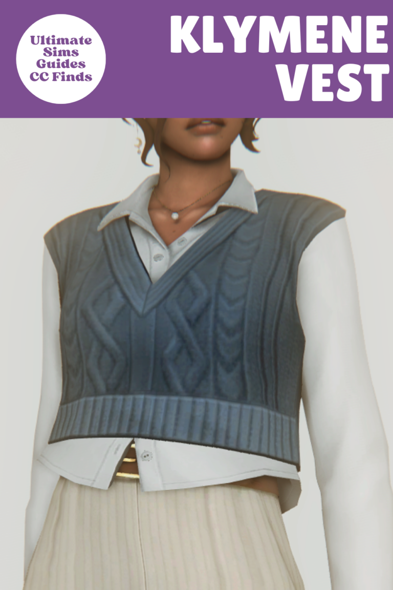 These Are The Cutest Sims 4 CC Vests Out There – Ultimate Sims Guides