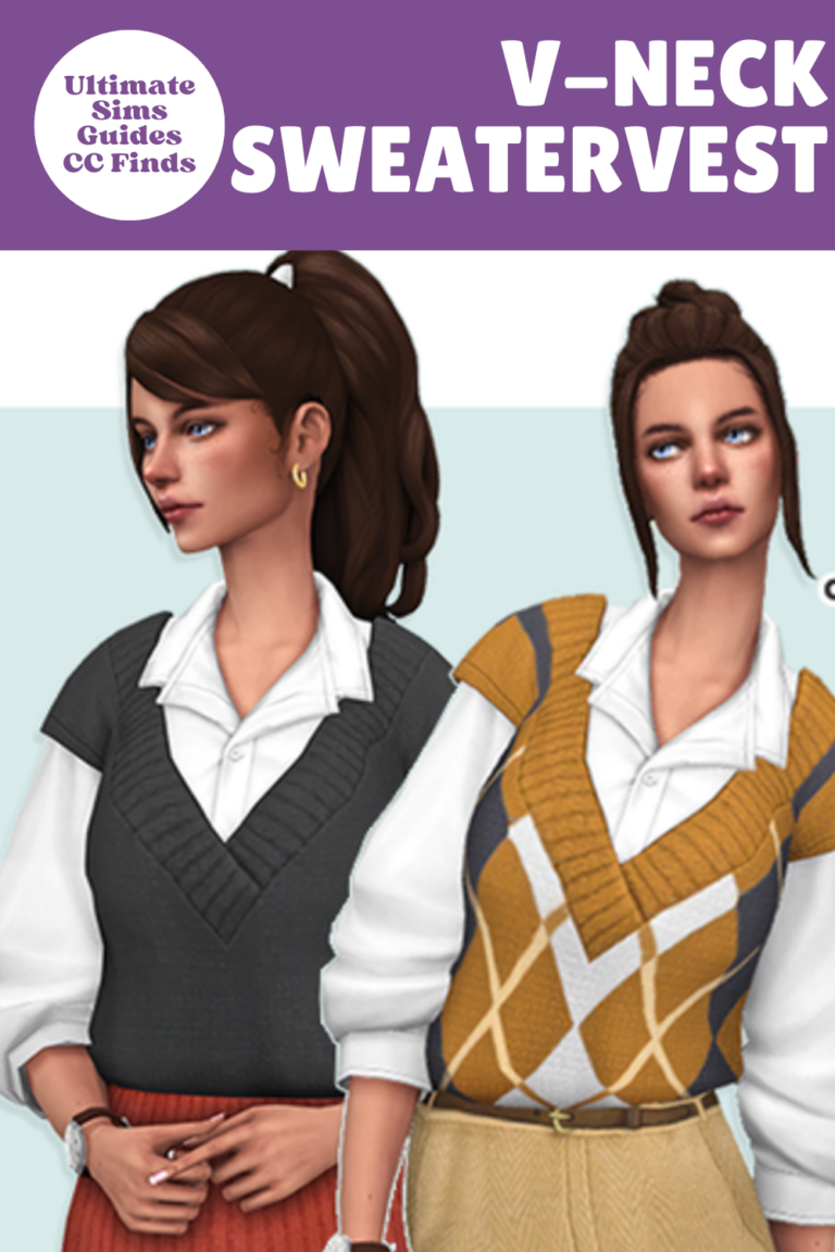 These Are The Cutest Sims 4 CC Vests Out There - Ultimate Sims Guides