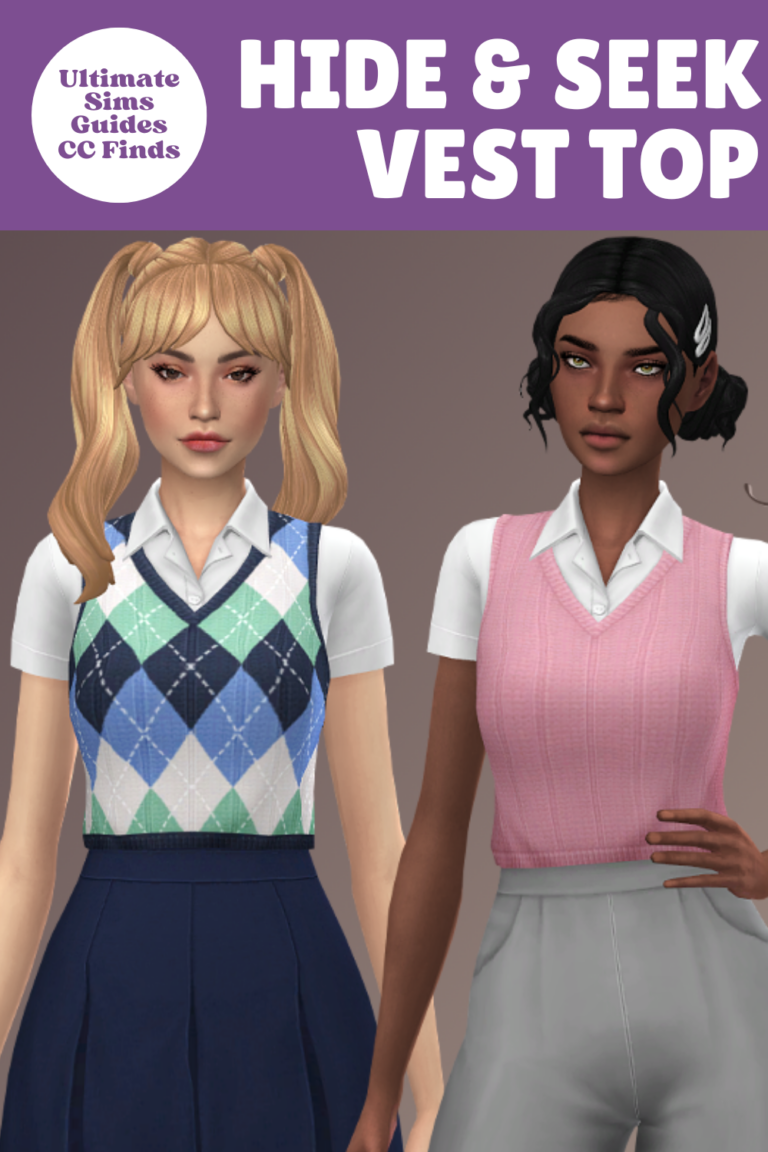 These Are The Cutest Sims 4 CC Vests Out There - Ultimate Sims Guides