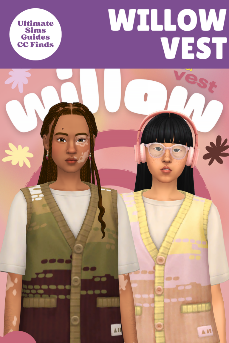 These Are The Cutest Sims 4 CC Vests Out There - Ultimate Sims Guides