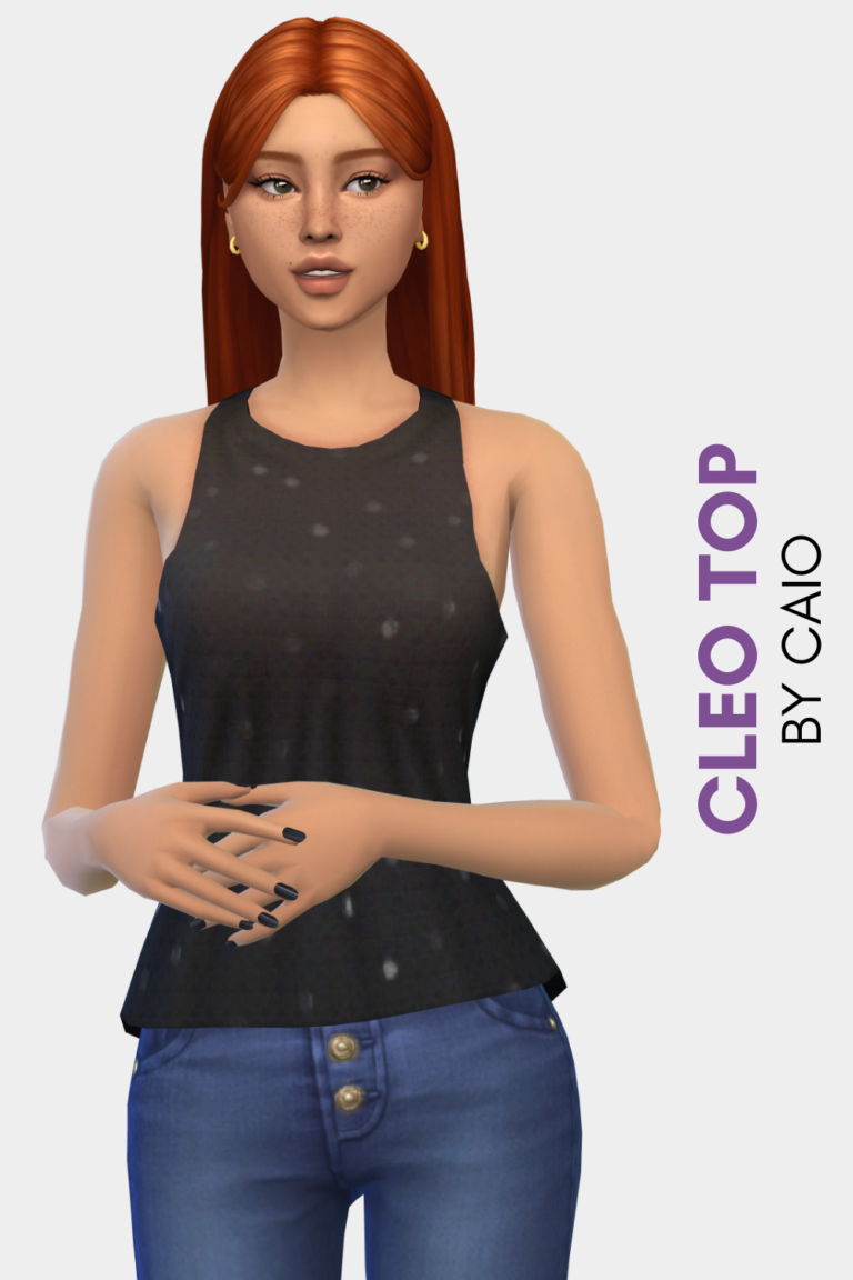Check Out These Gorgeous Sims 4 CC Tank Tops - Ultimate Sims Guides