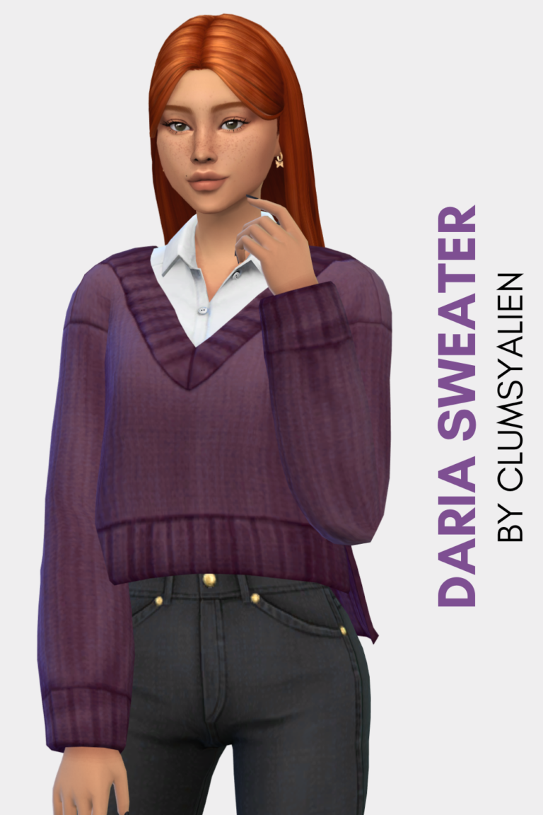 You Need These Gorgeous Sims 4 CC Layered Tops - Ultimate Sims Guides