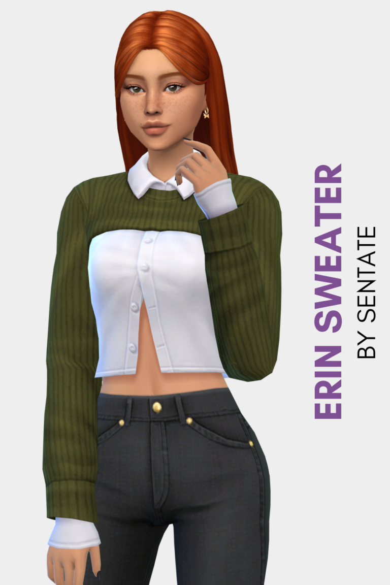 You Need These Gorgeous Sims 4 CC Layered Tops - Ultimate Sims Guides