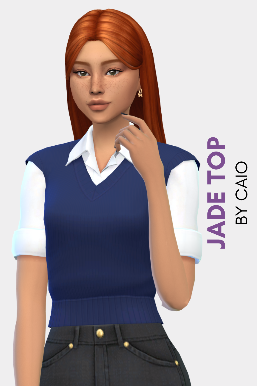 You Need These Gorgeous Sims 4 CC Layered Tops - Ultimate Sims Guides