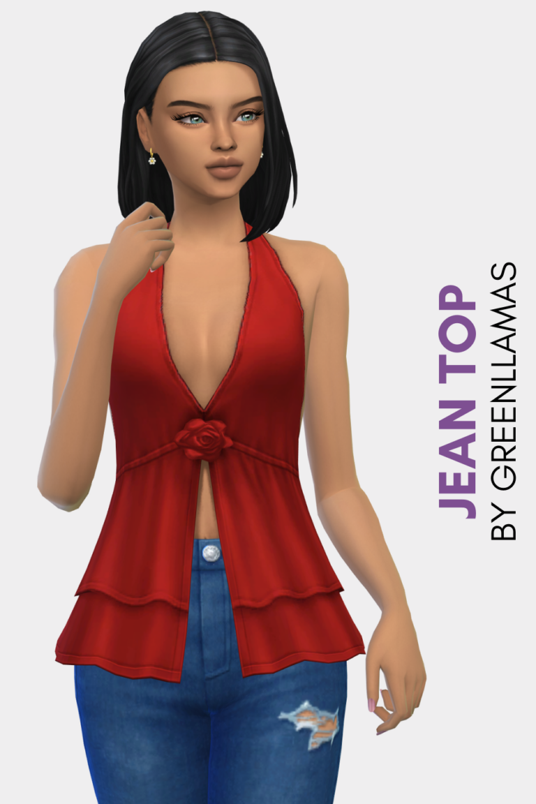 Check Out These Gorgeous Sims 4 CC Tank Tops - Ultimate Sims Guides