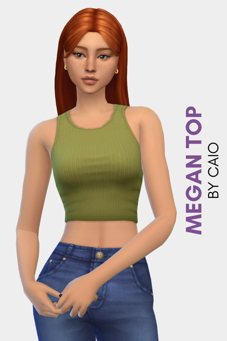 Check Out These Gorgeous Sims 4 CC Tank Tops - Ultimate Sims Guides