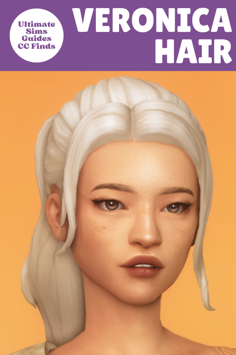 Here Are The Cutest Sims 4 CC Ponytail Hairs Out There - Ultimate Sims ...