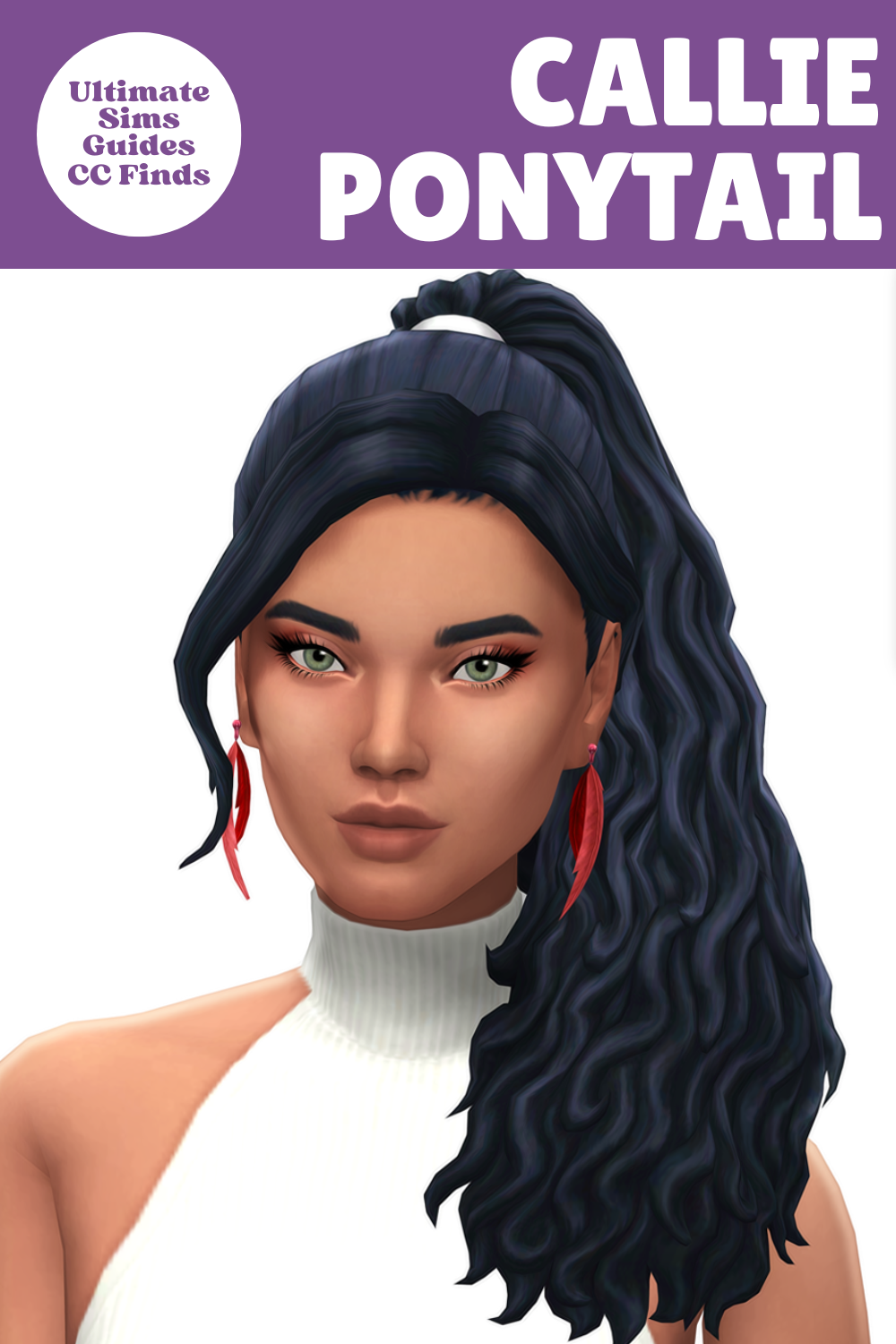 Here Are The Cutest Sims 4 CC Ponytail Hairs Out There - Ultimate Sims ...
