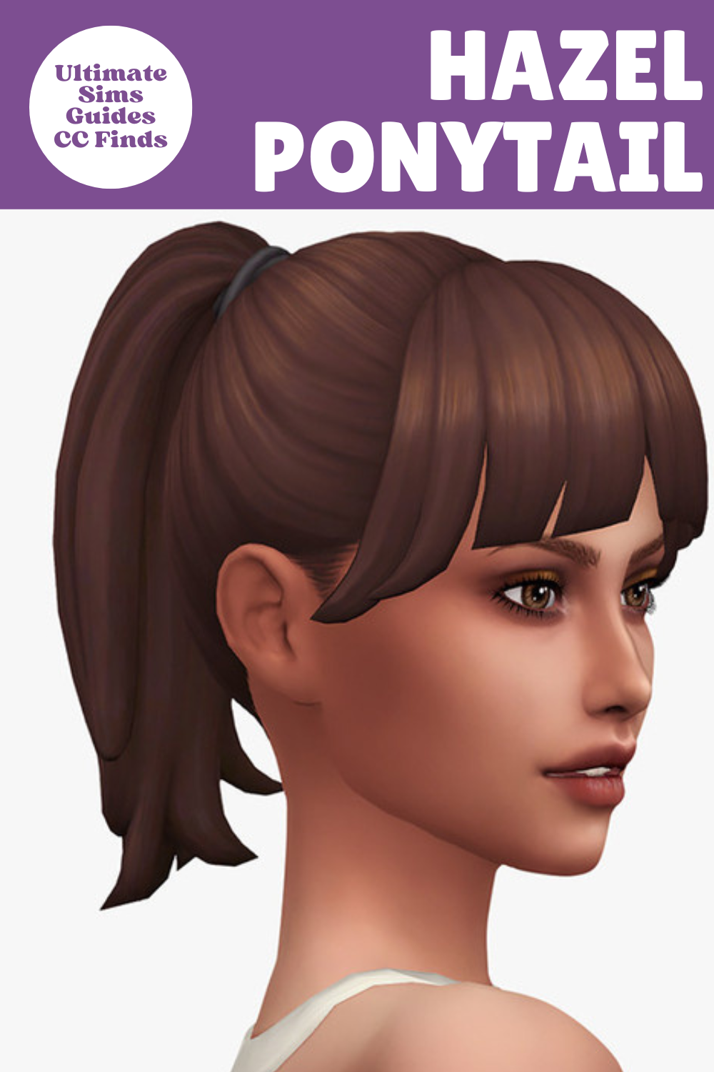 Here Are The Cutest Sims 4 CC Ponytail Hairs Out There - Ultimate Sims ...
