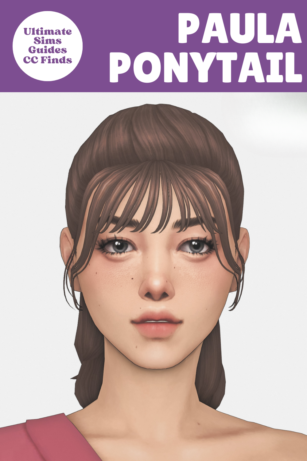 Here Are The Cutest Sims 4 CC Ponytail Hairs Out There - Ultimate Sims ...