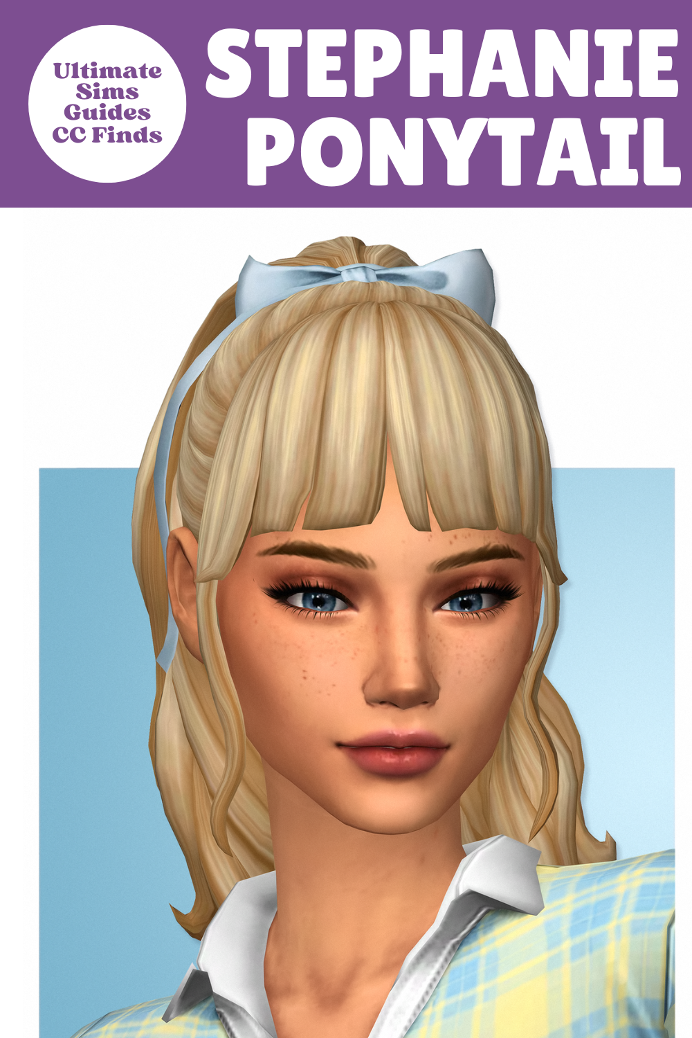 Here Are The Cutest Sims 4 CC Ponytail Hairs Out There - Ultimate Sims ...