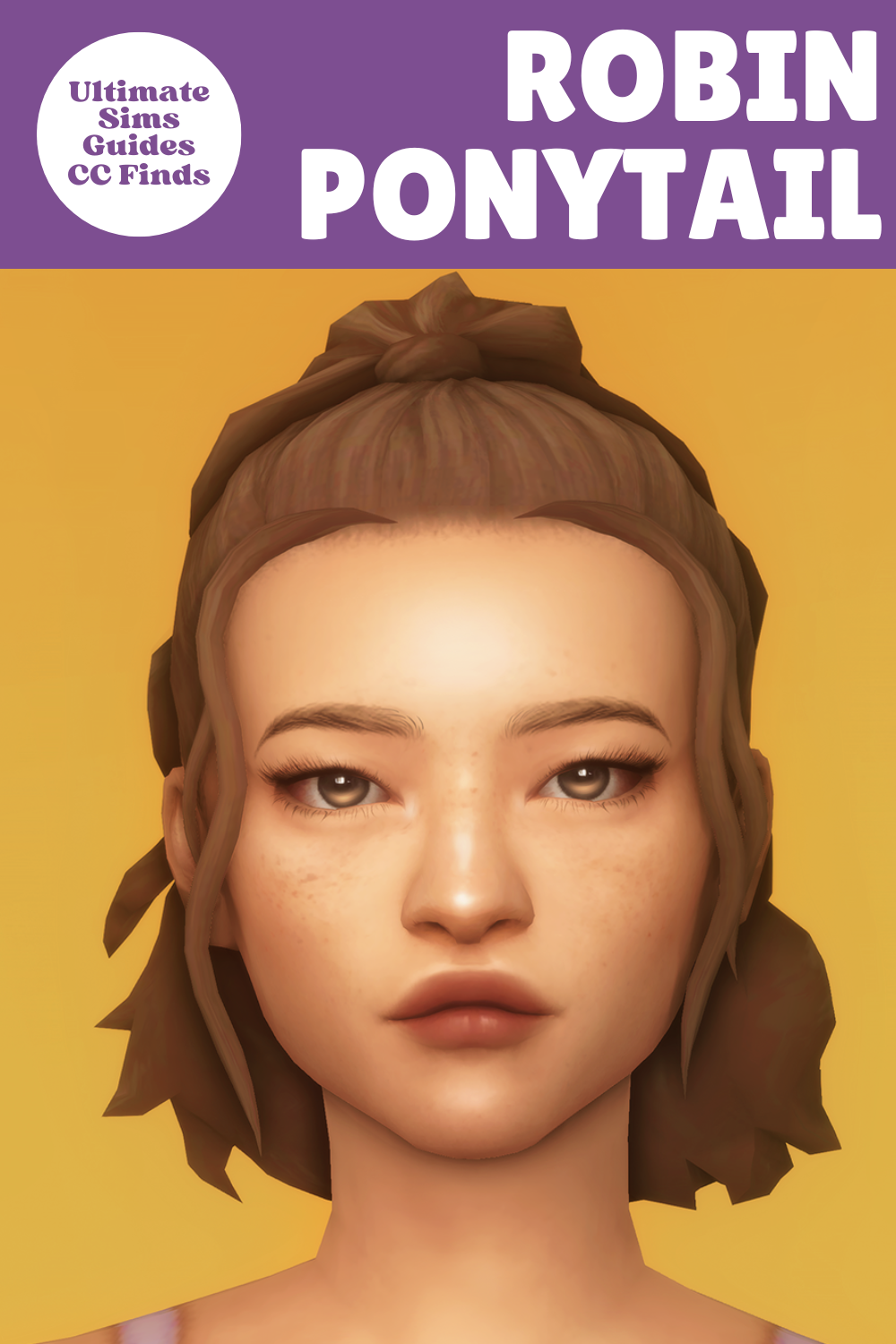 Here Are The Cutest Sims 4 CC Ponytail Hairs Out There - Ultimate Sims ...