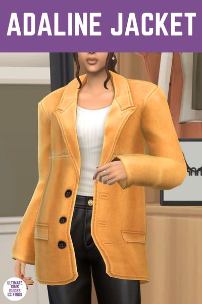 You Need to Check Out These Gorgeous Sims 4 CC Jackets - Ultimate Sims ...