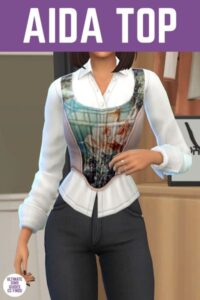 You Need These Gorgeous Sims 4 CC Layered Tops - Ultimate Sims Guides