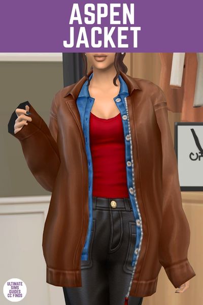 You Need to Check Out These Gorgeous Sims 4 CC Jackets - Ultimate Sims ...