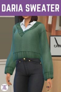 You Need These Gorgeous Sims 4 CC Layered Tops - Ultimate Sims Guides