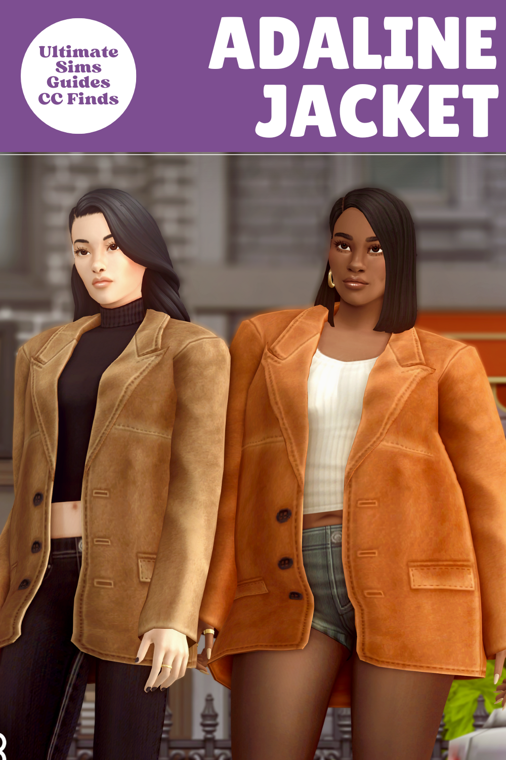 You Need to Check Out These Gorgeous Sims 4 CC Jackets – Ultimate Sims ...