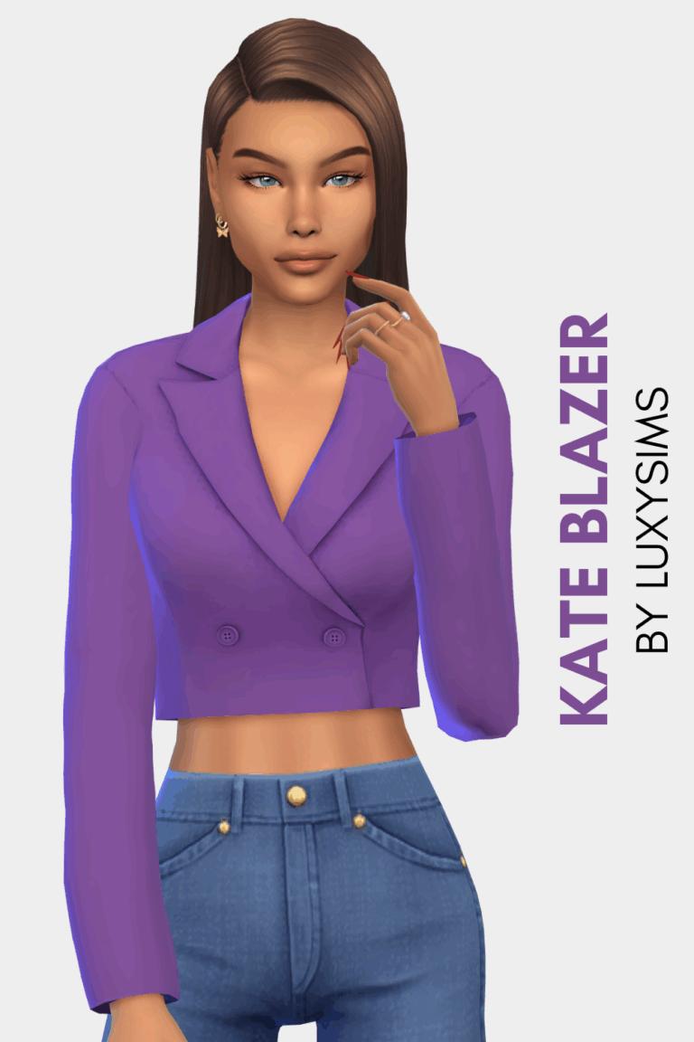 Here Are The Best Sims 4 CC Blazers For Your Sims To Wear - Ultimate ...