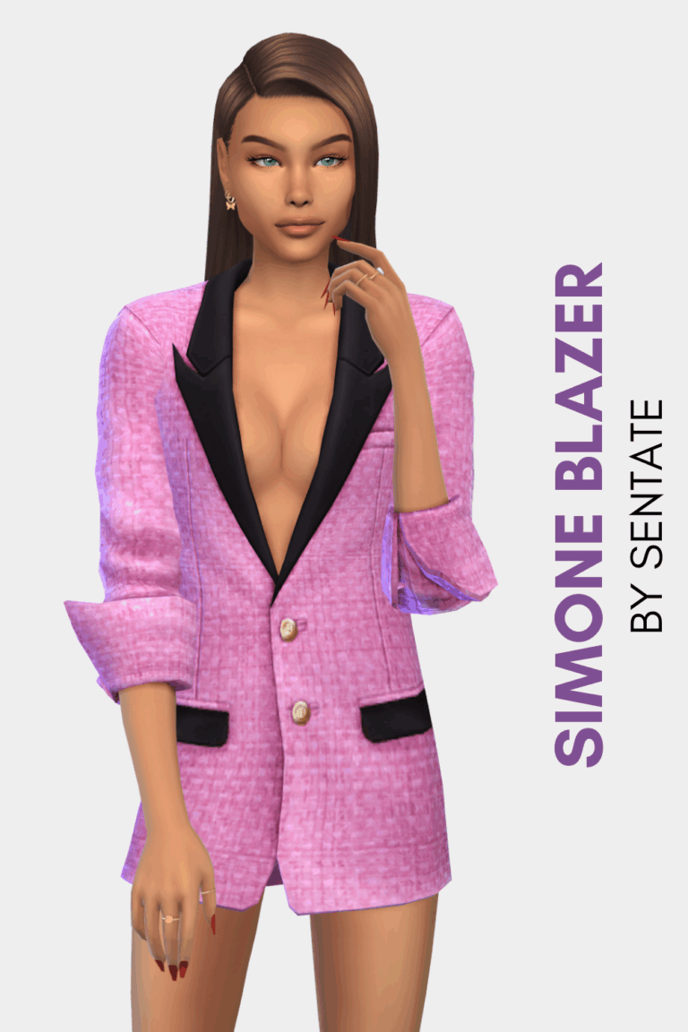 Here Are The Best Sims 4 CC Blazers For Your Sims To Wear - Ultimate Sims Guides