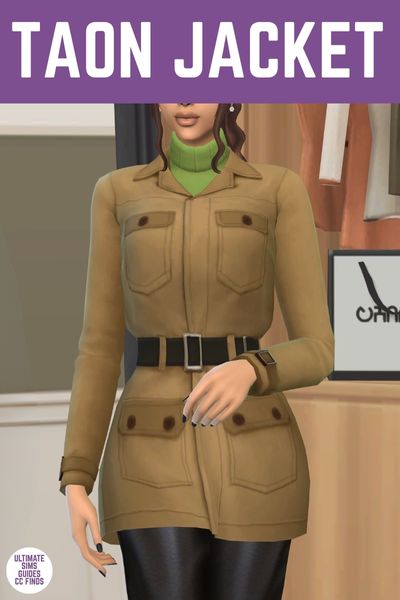 You Need to Check Out These Gorgeous Sims 4 CC Jackets - Ultimate Sims ...