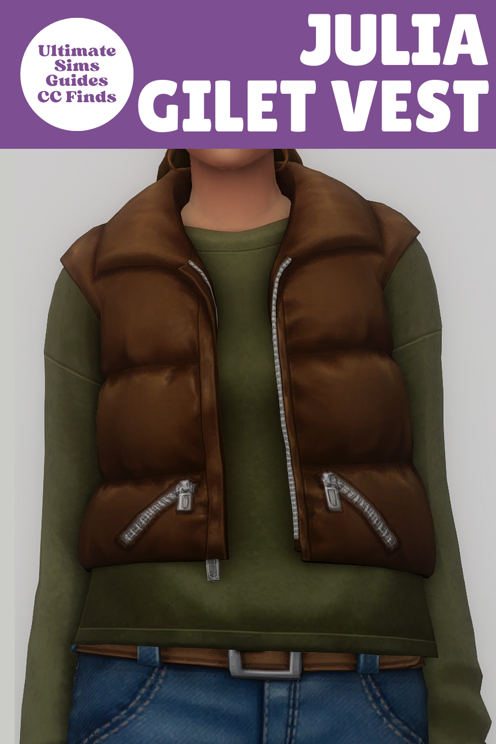 These Are The Cutest Sims 4 CC Vests Out There - Ultimate Sims Guides