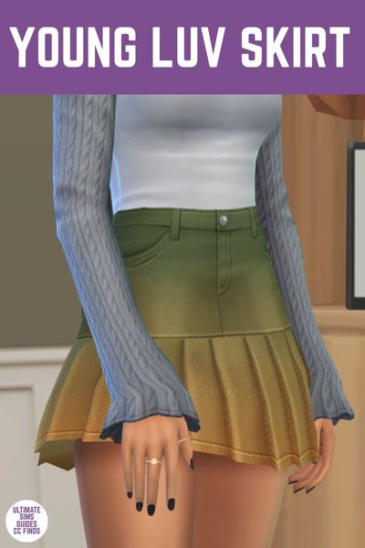 These Sims 4 CC Denim Skirts Are My Favourites - Ultimate Sims Guides