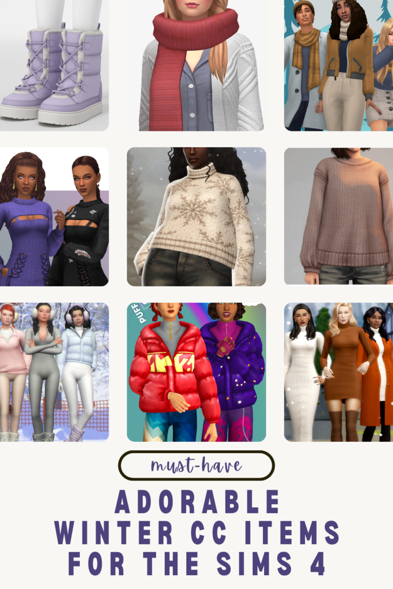 You Need These Adorable Pieces of Sims 4 Winter CC – Ultimate Sims Guides