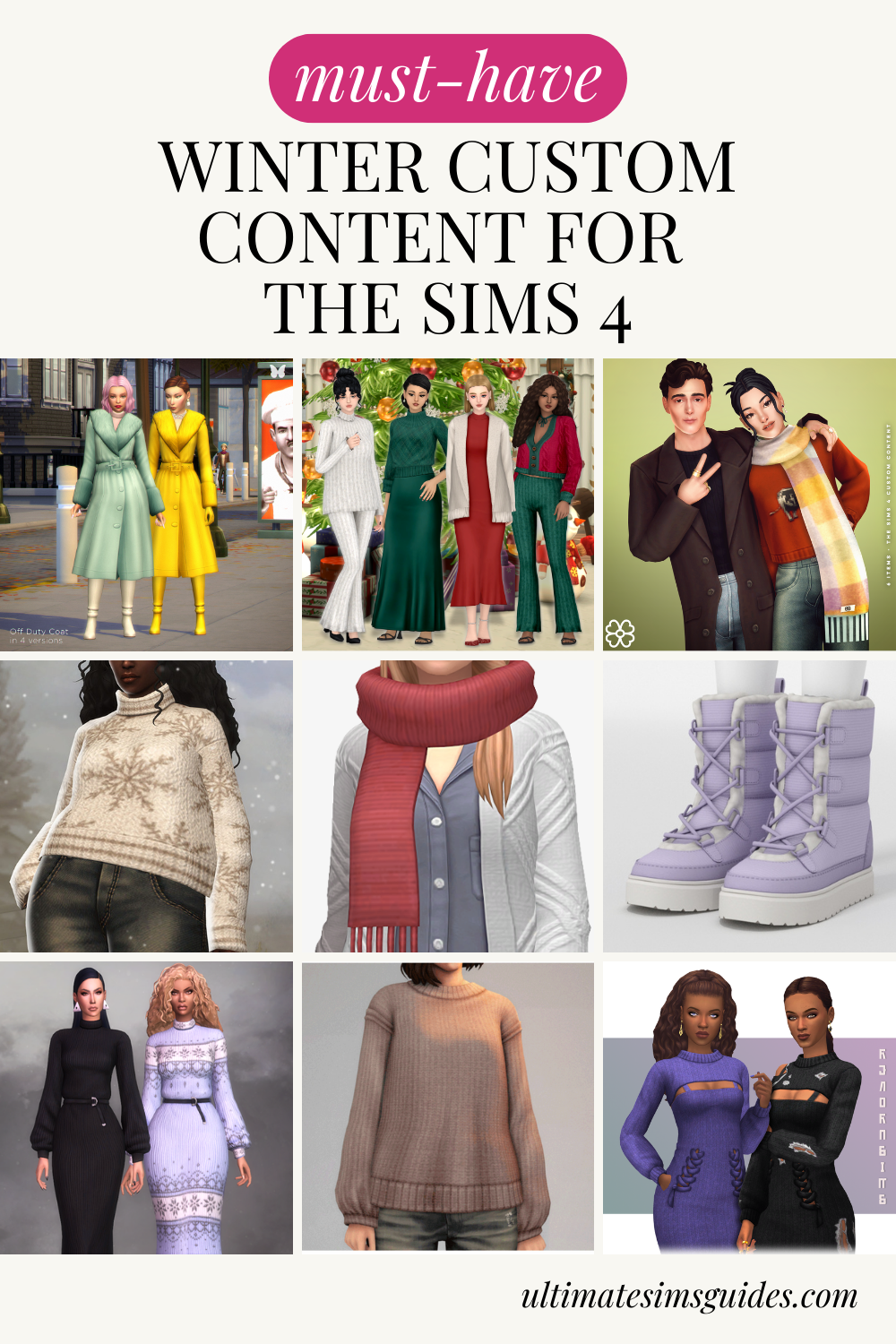 You Need These Adorable Pieces of Sims 4 Winter CC – Ultimate Sims Guides