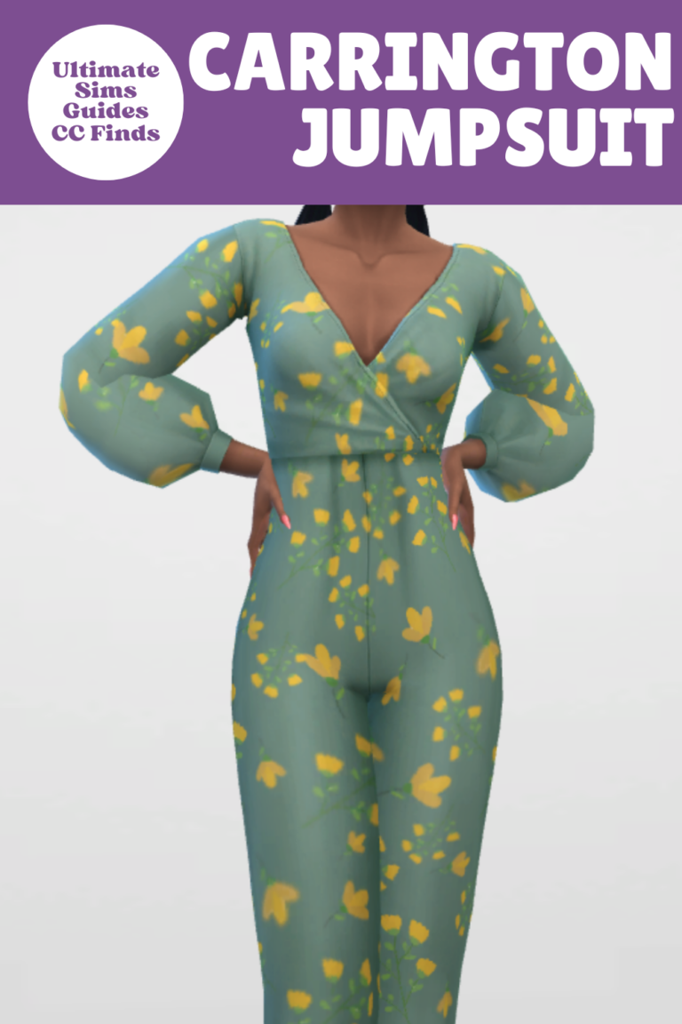 Check Out These Fun Sims 4 CC Jumpsuits & Rompers - Ultimate Sims Guides