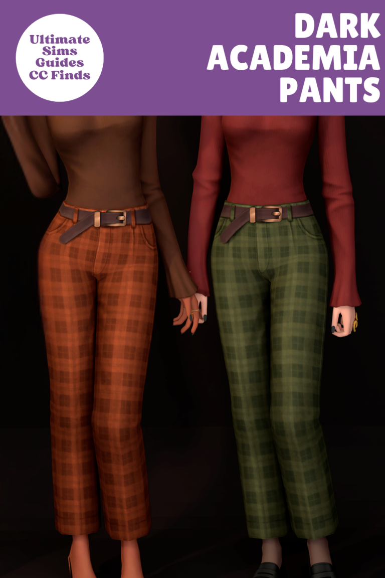 You Need These Sims 4 Plaid CC Pieces In Your Mods Folder - Ultimate ...